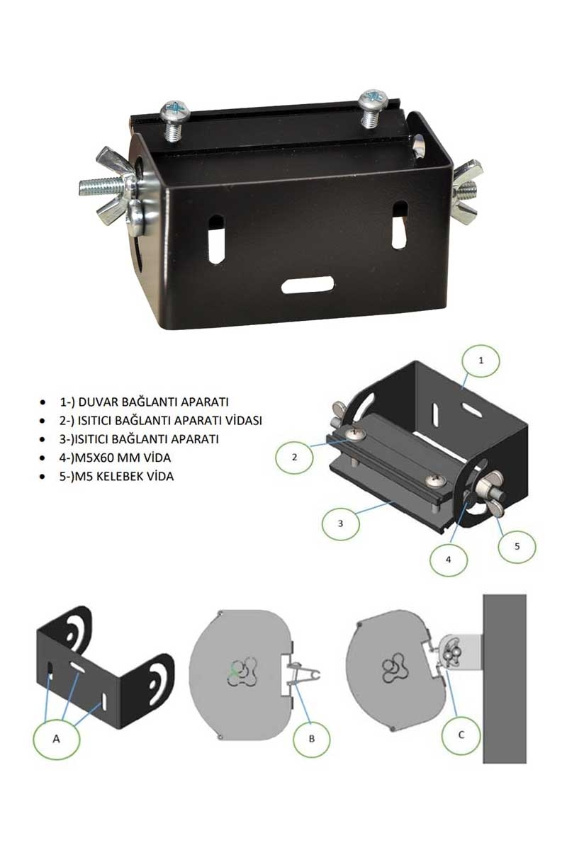 Evotech EVO RS2000 2kW Infrared Kumandalı Elektrikli Isıtıcı