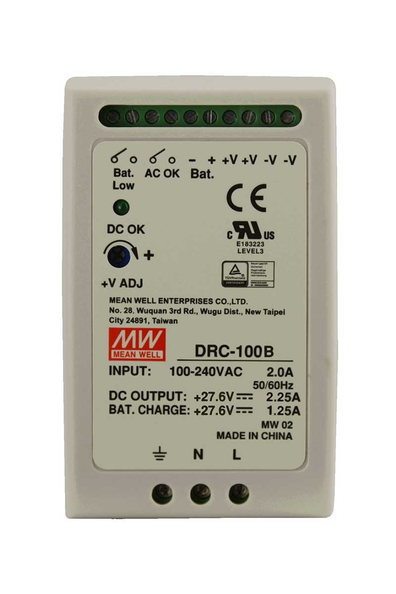 Mean Well DRC-100B 100W 27.6V-27.6V 2.2A-1.2A Ups