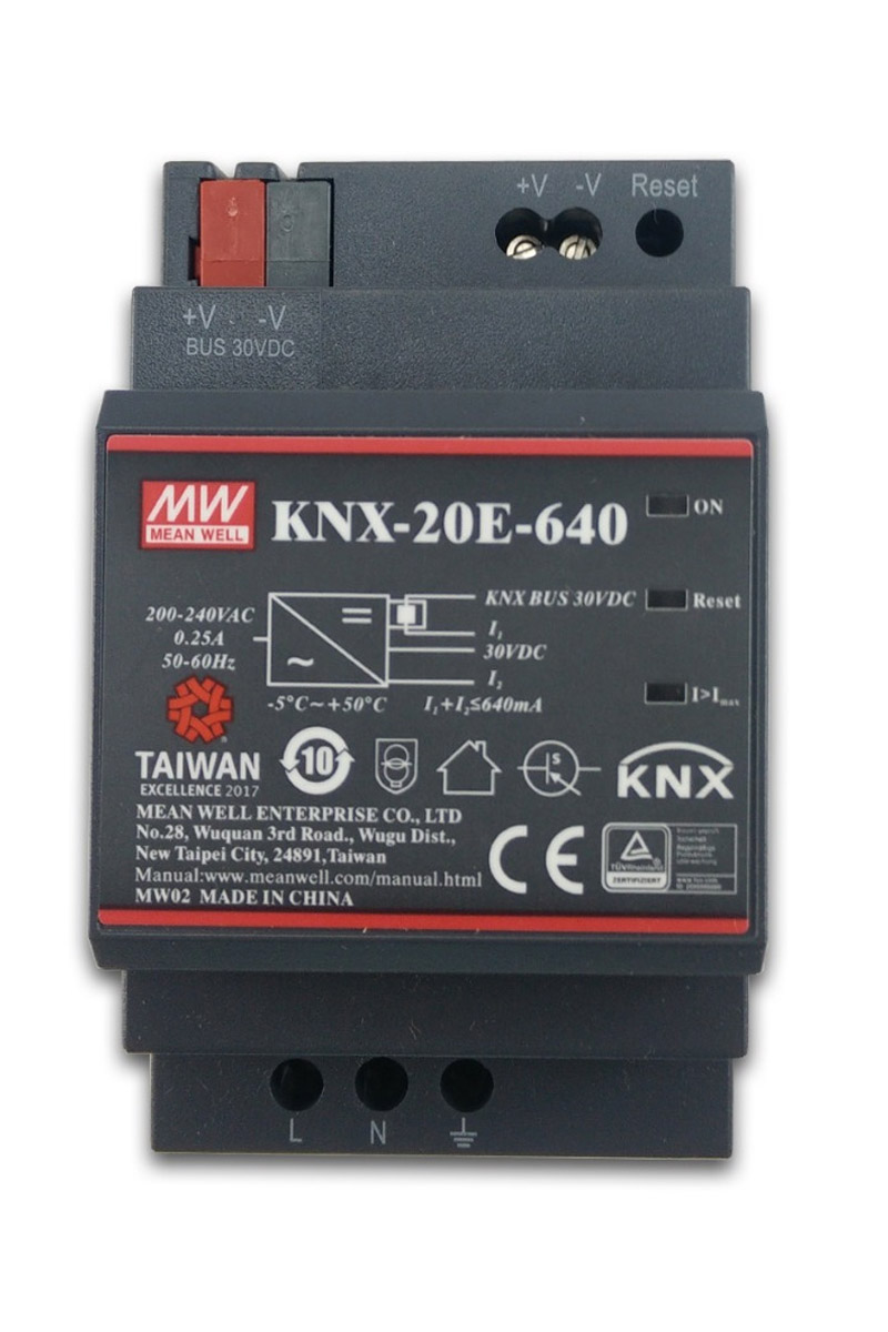 En Ucuz Mean Well KNX-20E-640 20W DIN Raylı Power Supply | elektromarketim.com