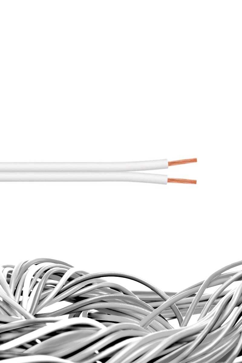 Reçber 901078 2x2,5 Şeffaf Yassı Kordon Kablo