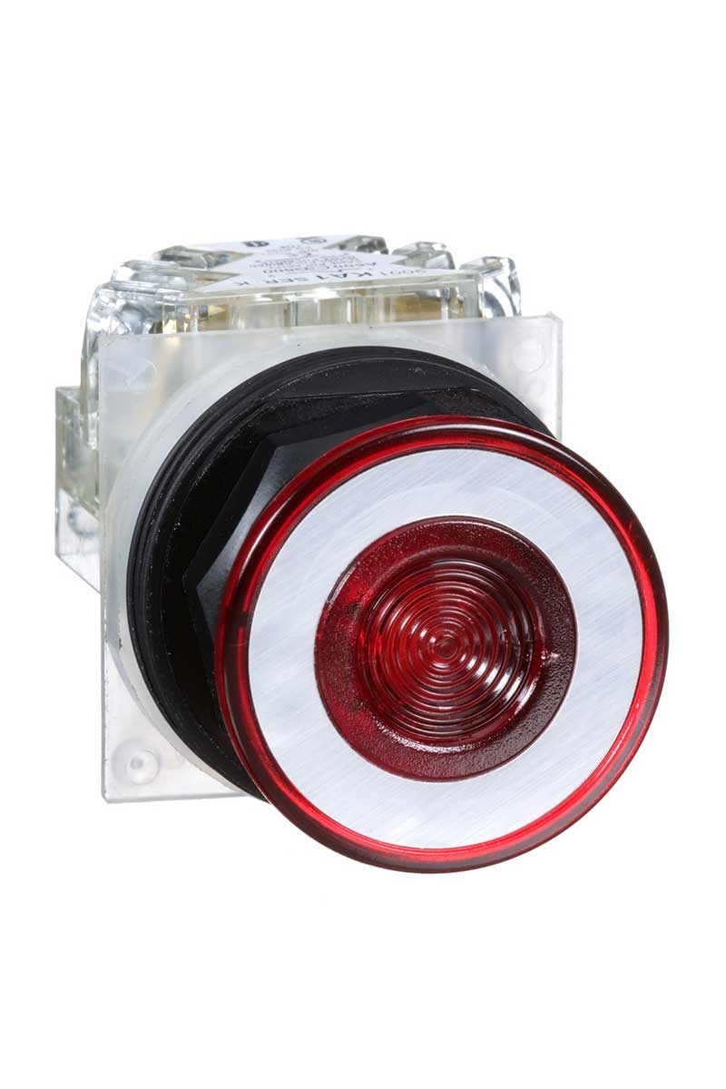 Schneider 9001SKR9RH13 Kırmızı Plastik Mantar Basmalı Buton