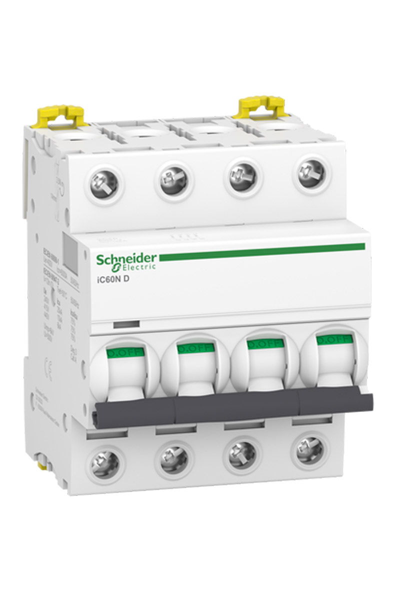 Schneider A9F75440 4P 40A D Tipi Minyatür Otomatik Sigorta