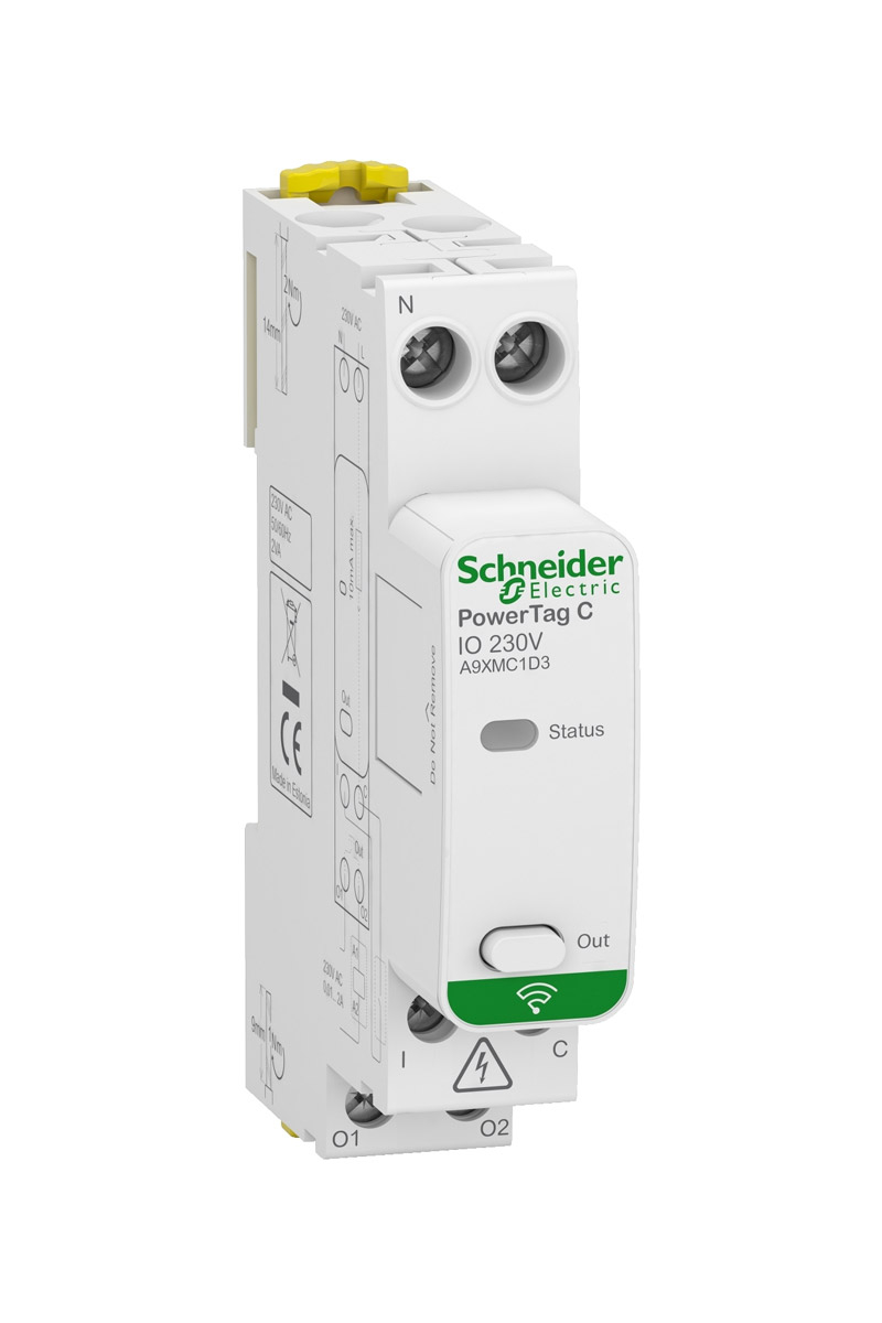 Schneider A9XMC1D3 PowerTag C I/O Kontrol Modülü