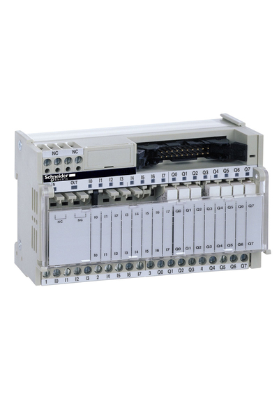Schneider ABE7R16T111 Lehim Elektromekanik Röleli Alt Taban