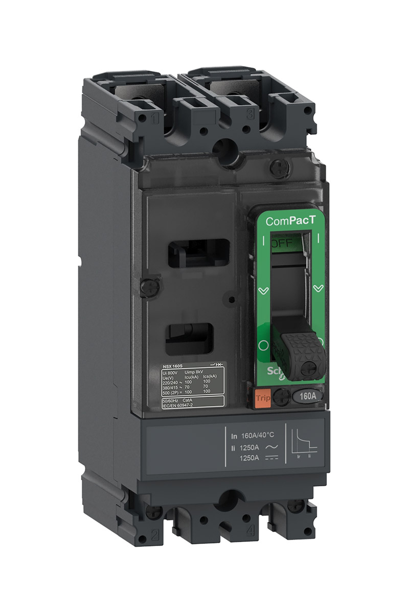 Schneider C16F2TM160 NSX160F 2P 160A Tmd Kompakt Şalter