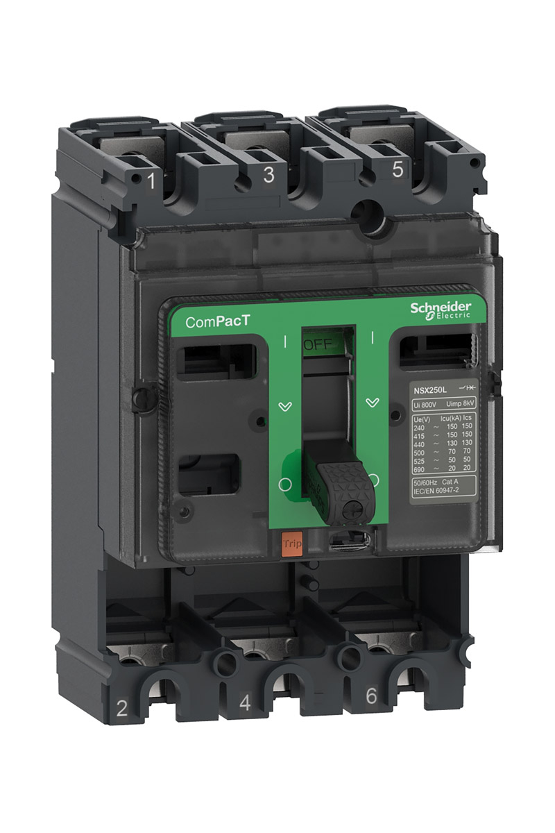 Schneider C25B3 NSX250B 25kA 3P 250A Kompakt Şalter Kasası