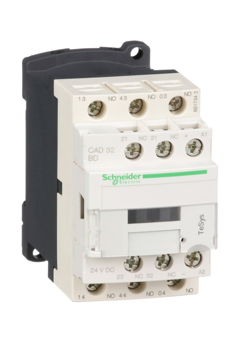 Schneider CAD-32BD 24VDC Yardımcı Kontaktör