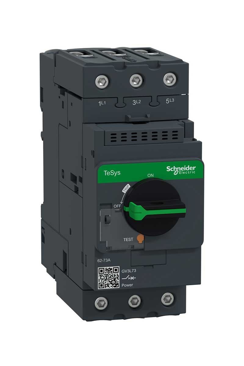 Schneider GV3L73 Tesys 3P 73A Tutma Kollu Motor Devre Kesici