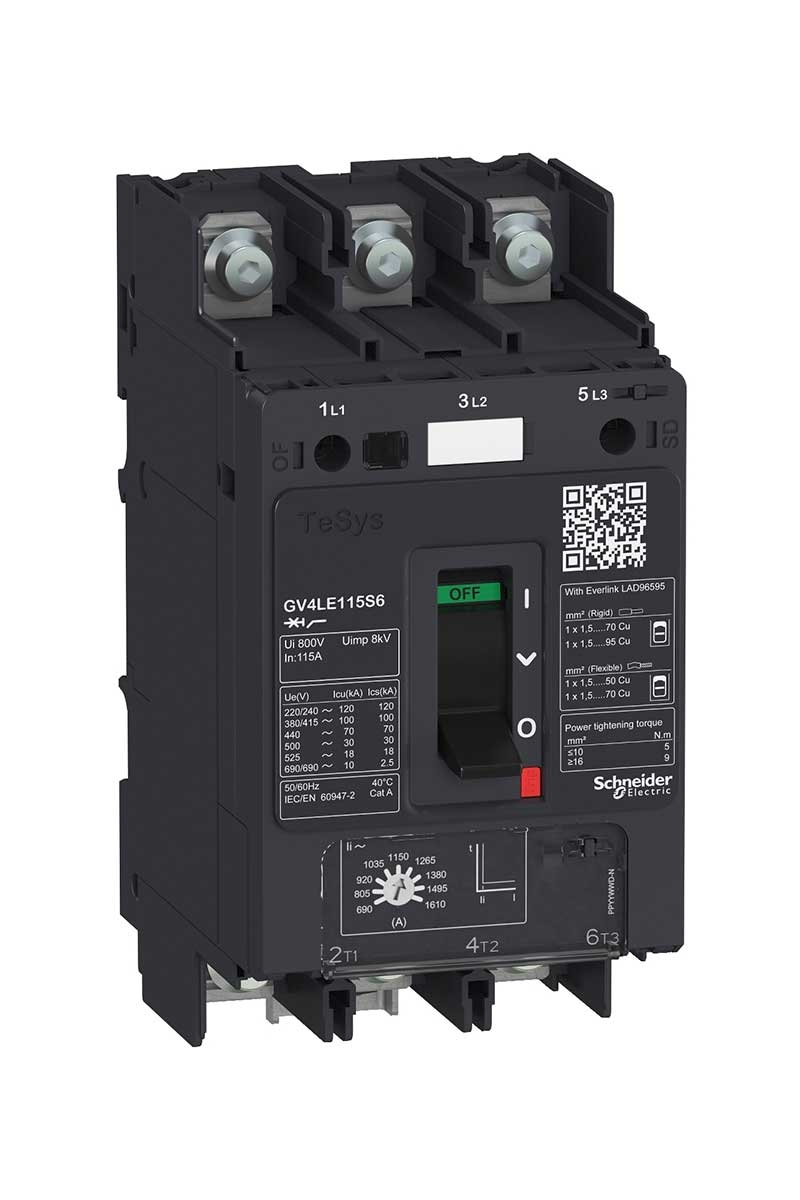 Schneider GV4LE80N6 Gv4 50kA 3P 80A Manyetik Devre Kesici