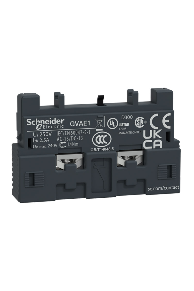 Schneider GVAE1 Tesys Gv3 1NA/NK Yardımcı Kontak Bloğu