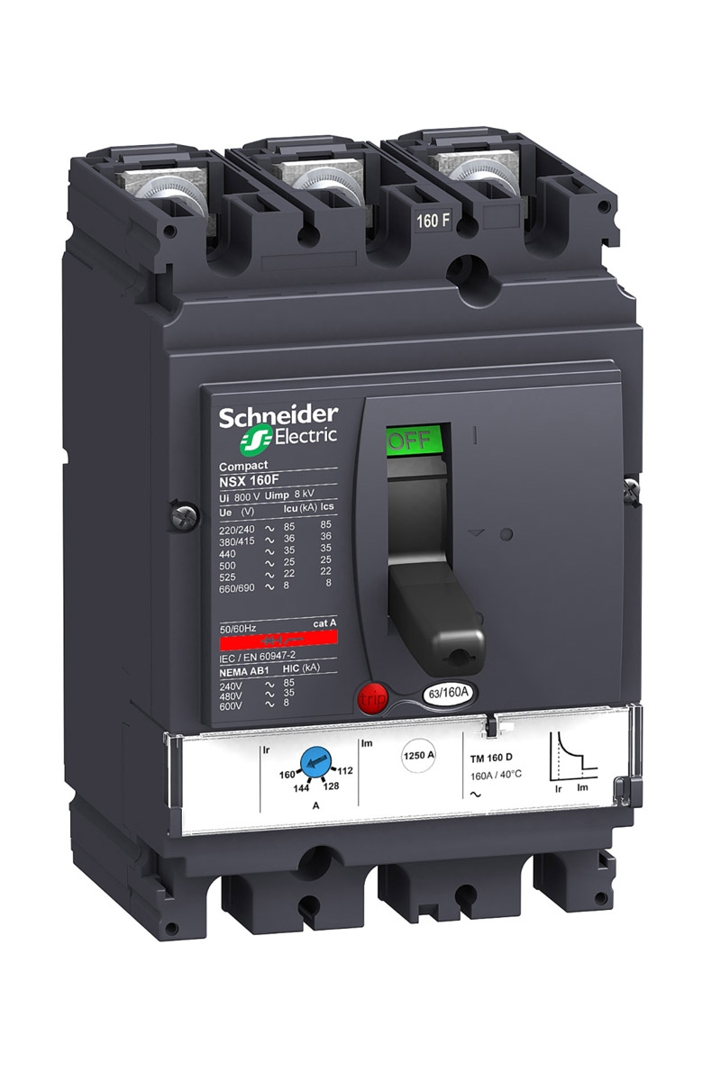 En Ucuz Schneider LV430631 NSX160F TM125D 125A 36kA Termik Manyetik Şalter