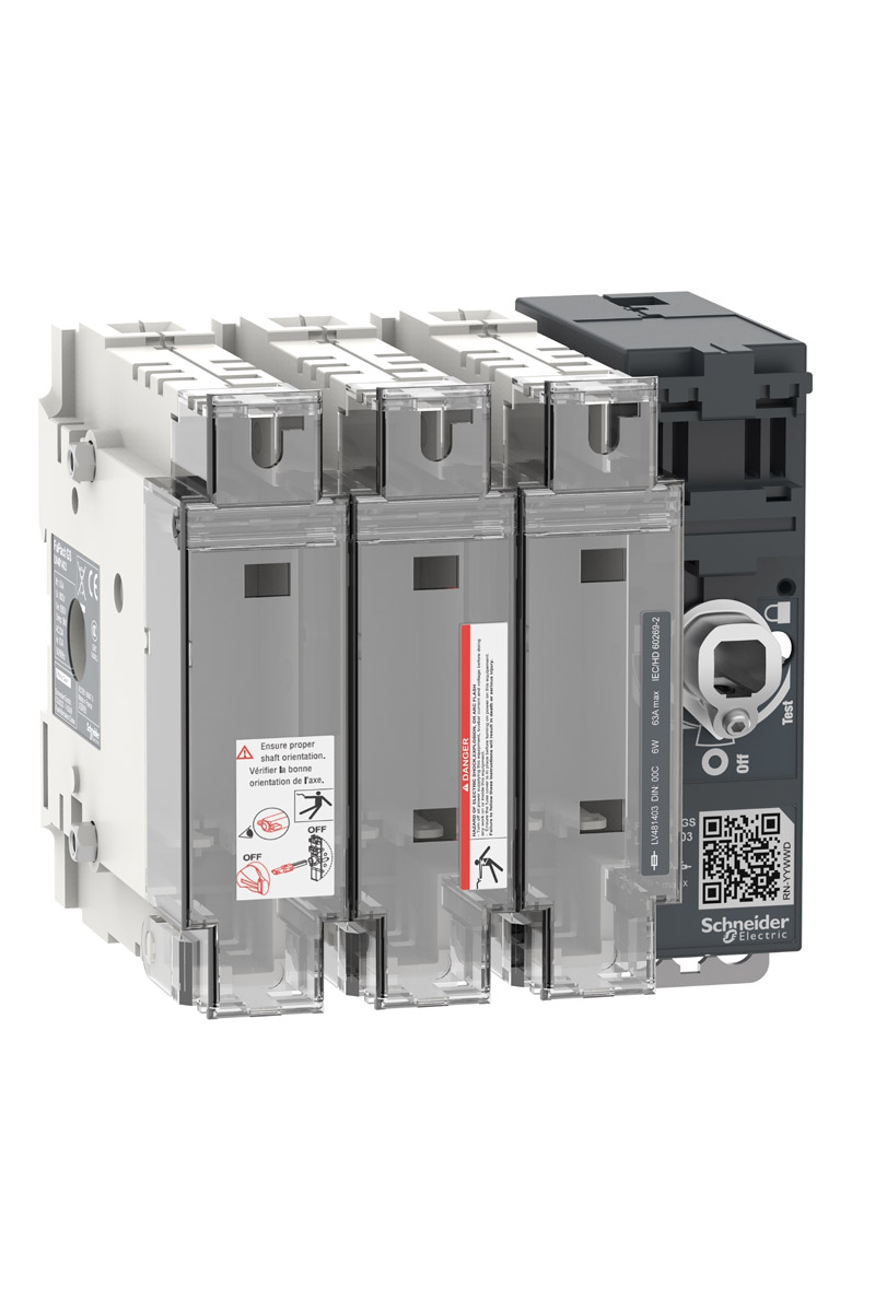 Schneider LV481403 Fupact Gsd63 63A Yük Ayırıcı Sigorta