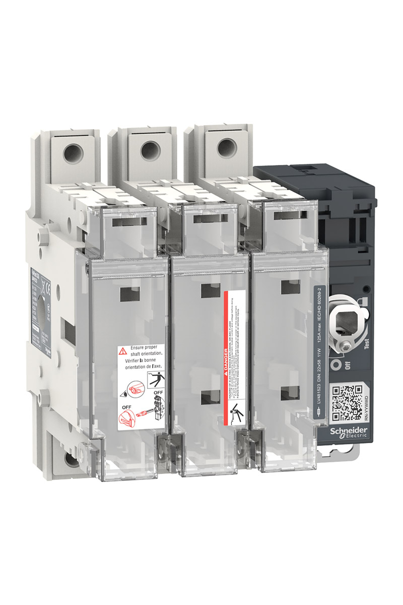 Schneider LV481523 Fupact Gsc125 125A 3P 22x58mm Nfc Tipi Ön ve Sağ ...