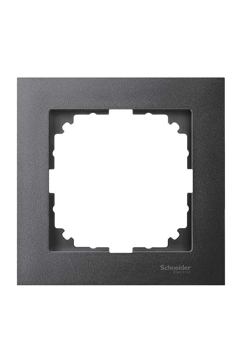 Schneider MTN4010-3614 Merten M-Pure Tekli Antrasit Çerçeve