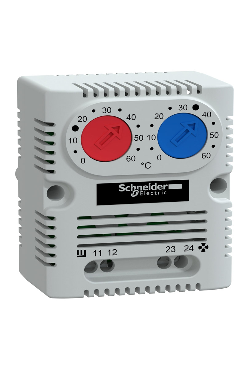 Schneider NSYCCOTHD 250V 1NA+NK 0-60 Derece Çift Termostat