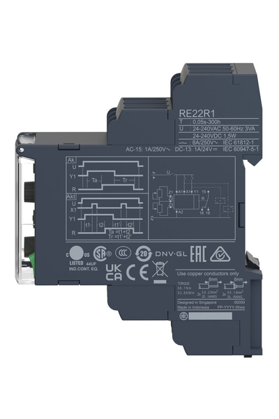 Schneider RE22R1MLMR On-Off Süresi Flaşörlü Zaman Rölesi