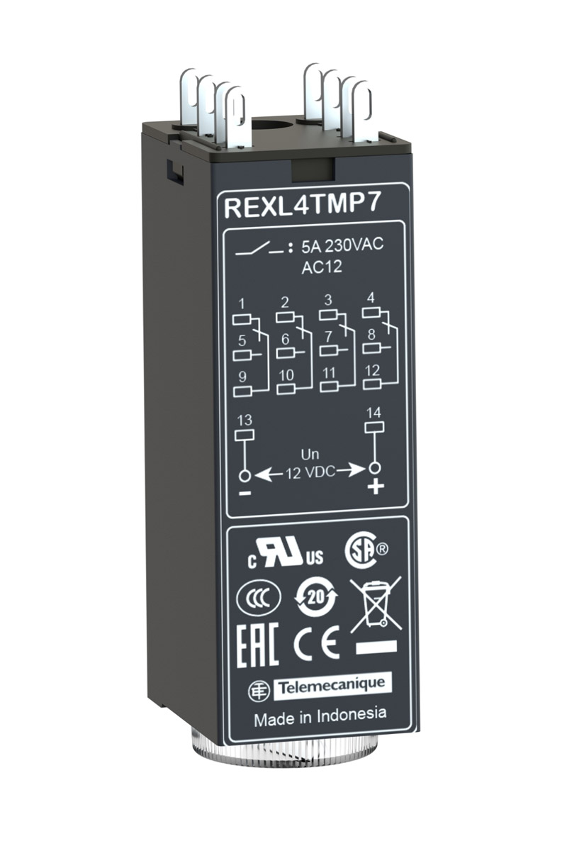 En Ucuz Schneider REXL4TMP7 230V AC 4 Kontaklı Zaman Rölesi ...