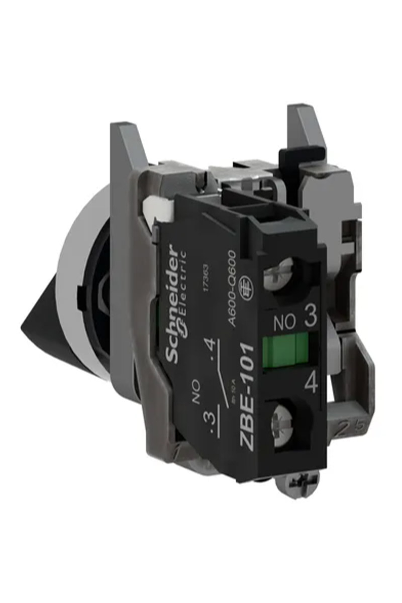 Schneider XB4BD41 1NA 22mm 2 Konumlu Yaylı Siyah Mandal Buton ...