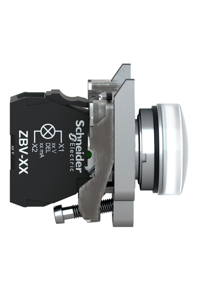 Schneider XB4BVG1 120V Beyaz Ledli Kumanda Butonu