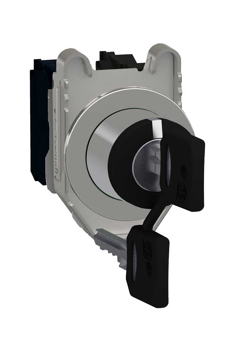 Schneider XB4FG03 1NA+1NA Gömülü Kilitli Kumanda Butonu