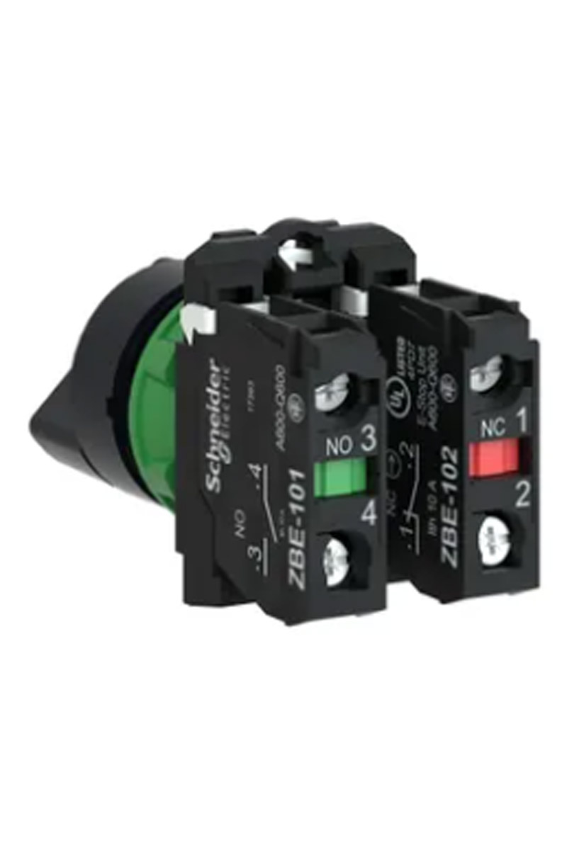 En Ucuz Schneider XB5AD25 1NA+1NK 22mm 2 Konumlu Siyah Mandal Buton ...