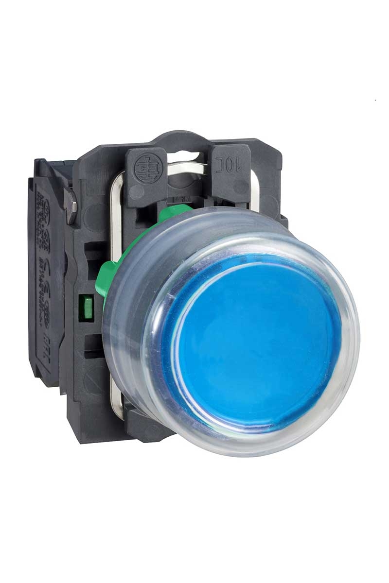 Schneider XB5AP61 1NA İşaretsiz Mavi Buton Başlığı