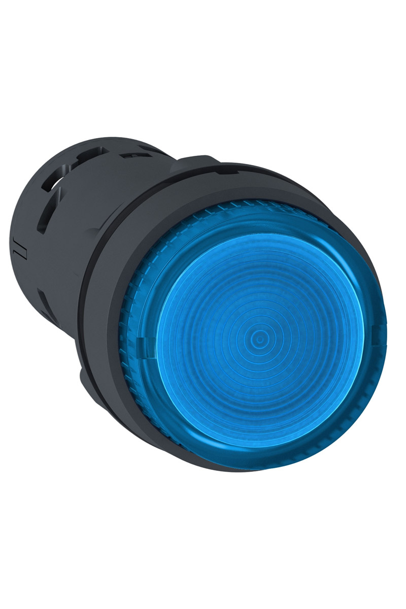 Schneider XB7NW36B1 Mavi Led Yaylı Dönüşlü Işıklı Buton