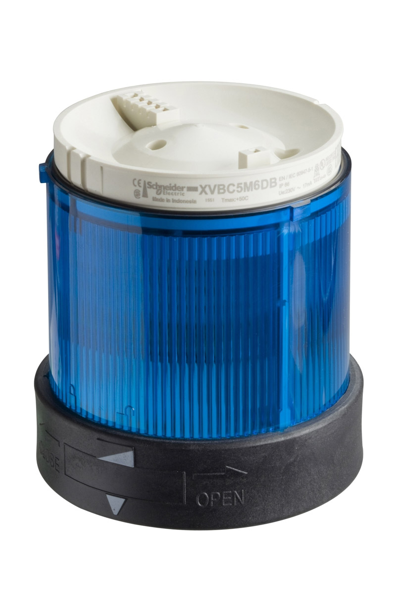 Schneider XVB-C36 Mavi Kalıcı Işıklı Kolon