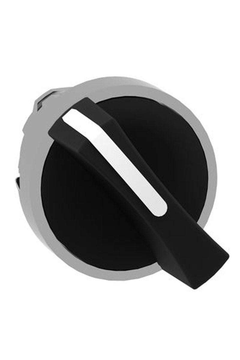 Schneider ZB4BD4 22mm 2 Konumlu Siyah Mandal Buton Başlığı