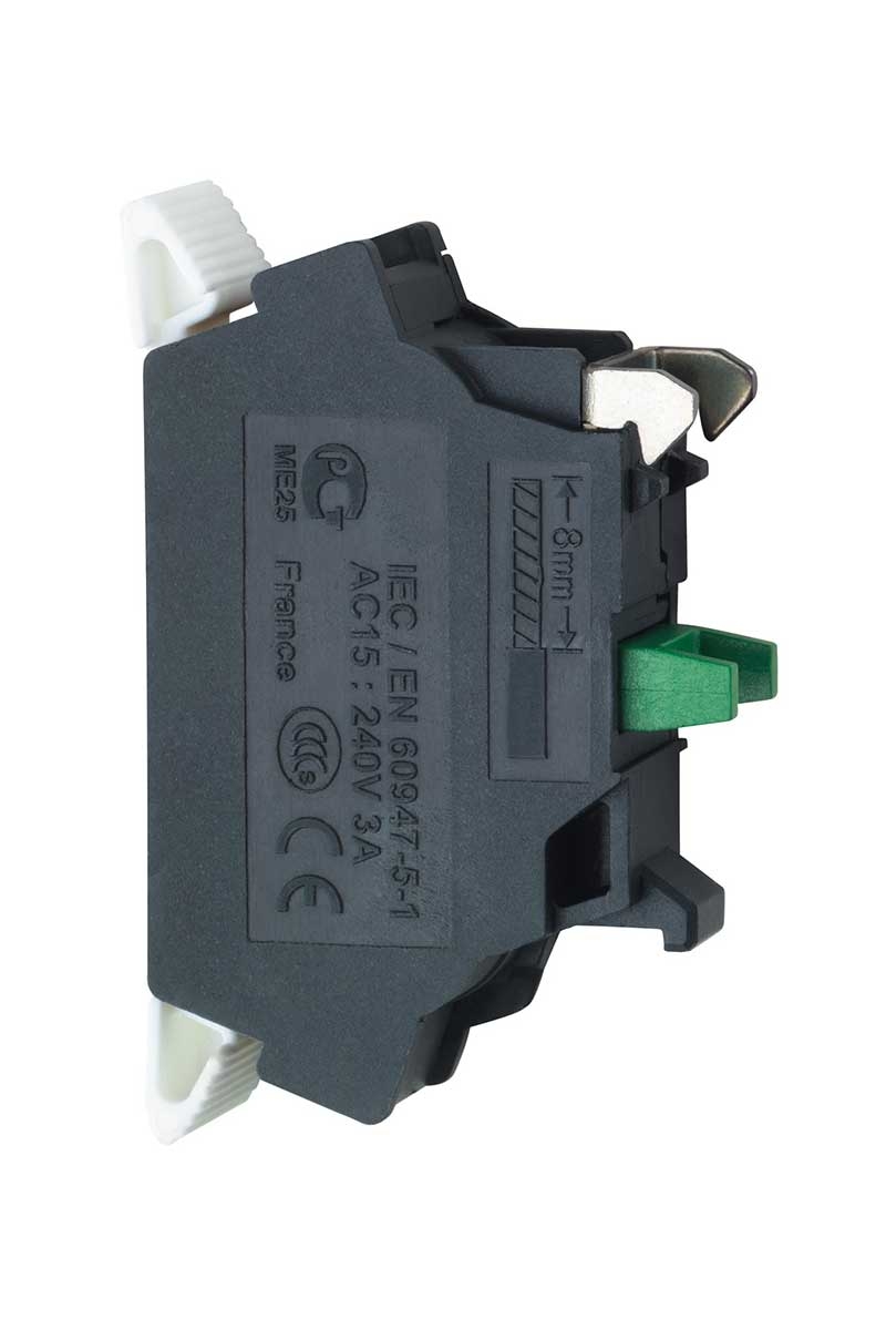 Schneider ZBE1015 1NA Yaylı Kelepçe Tek Kontak Bloğu