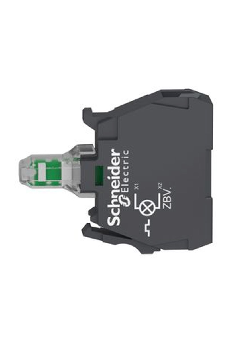 Schneider ZBVM1 22mm 230/240V Vida Beyaz Işık Bloğu