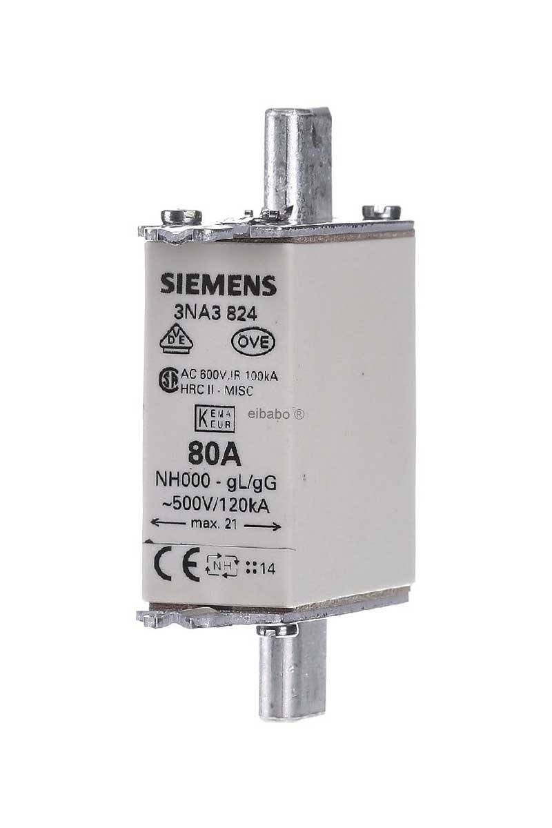 En Ucuz Siemens 3NA3824 NH Bıçaklı Boy000 80A Sigorta Buşonu ...