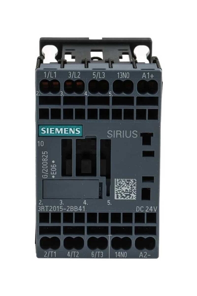Siemens 3RT2015-2BB41 24V DC 3kW 7A 1NO Sirius Kontaktör