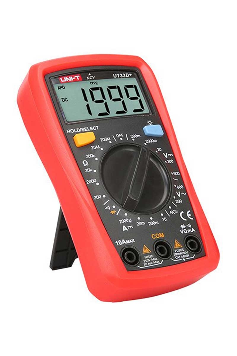 Unit UT33D+ 600V 10A Dijital Multimetre