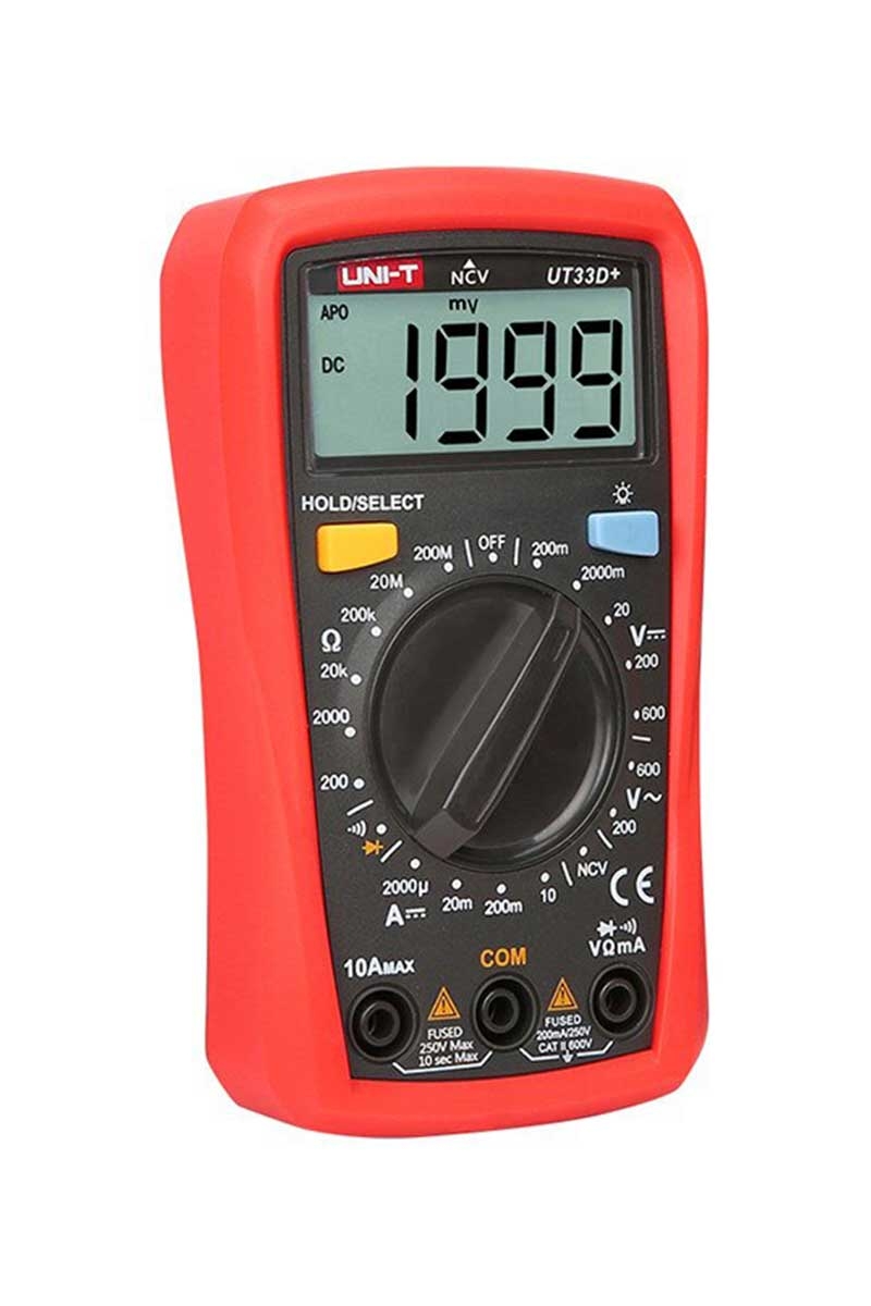 Unit UT33D+ 600V 10A Dijital Multimetre