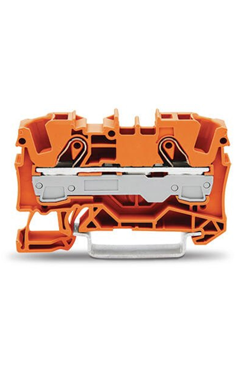 En Ucuz Wago 2006-1202 50 Adet 10mm2 Turuncu 2 İletkenli Ray Klemens
