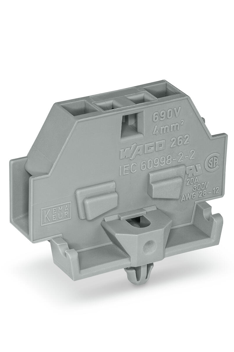 En Ucuz Wago 262-311 50 Adet 4mm2 Gri Snap in 2 İletkenli Mini Klemens