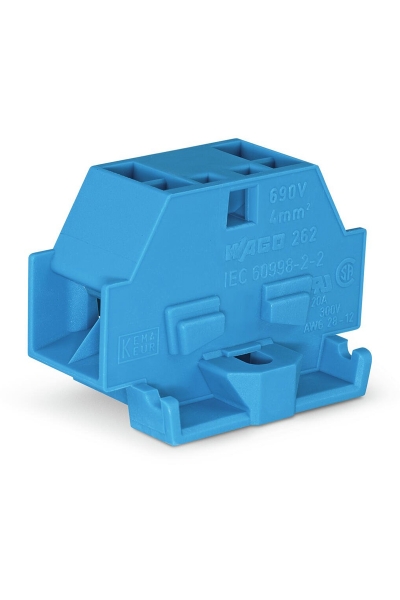 Wago 262-334 50 Adet 4mm2 Flanşlı 4 İletkenli Mini Klemens