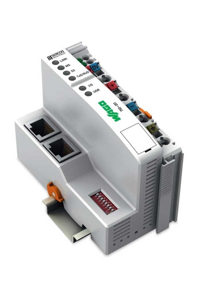 Wago 750-351 100 Mbits/s 2 RJ45 Port Bağlantılı Kuplör